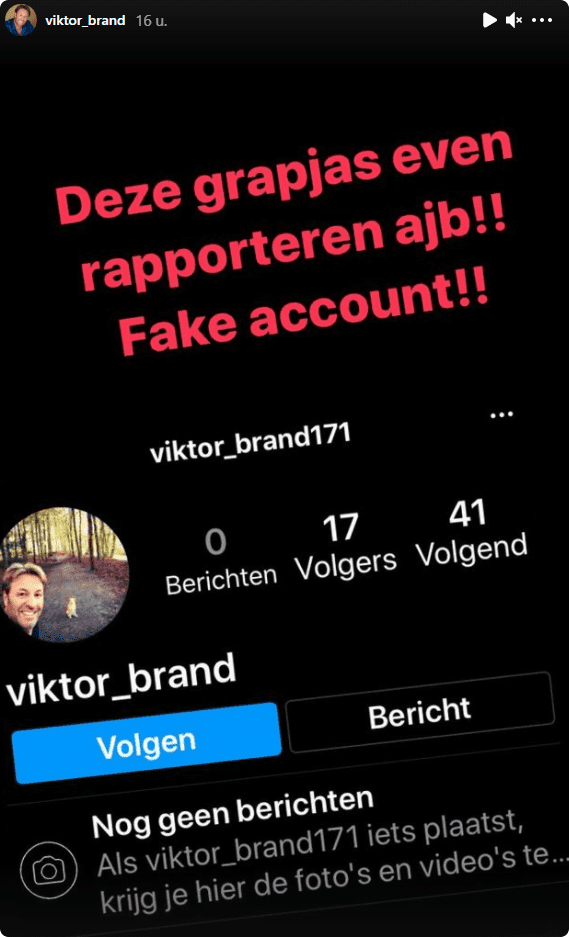 Viktor Brand helemaal klaar met 'grapjas' | Shownieuws