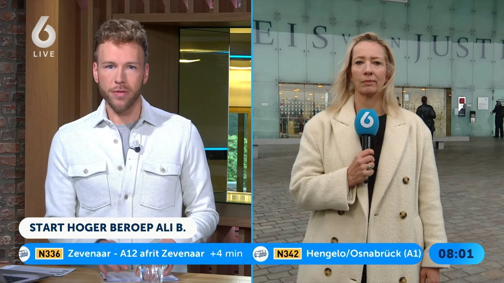 Jill Helena niet aanwezig op eerste dag hoger beroep Ali B | Shownieuws