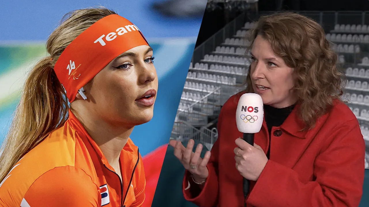Jutta Leerdam loopt boos weg na interview met NOS op Winterspelen ...