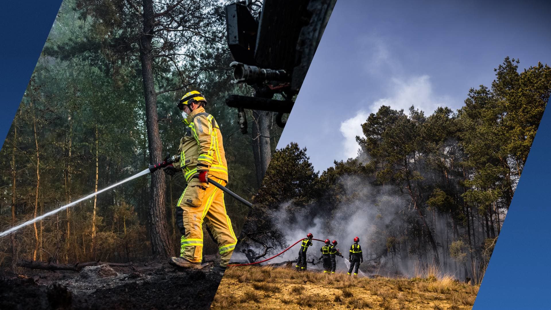 Natuurbrand bij 't Harde verzoorzaakt door defensie-oefening met ...