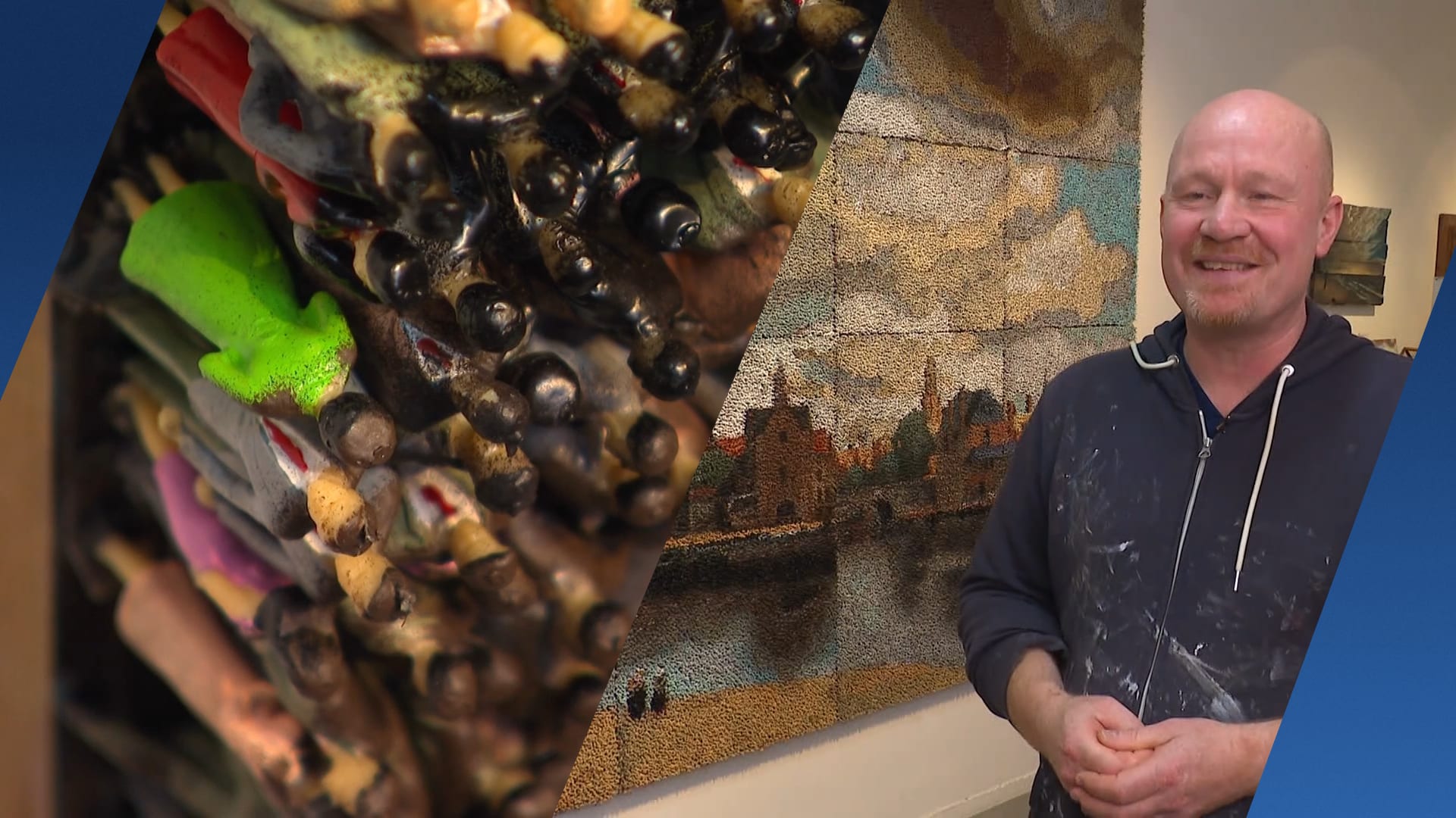 Bijzonder: Delftenaren bouwen eerbetoon aan Vermeer met 110.851 ...