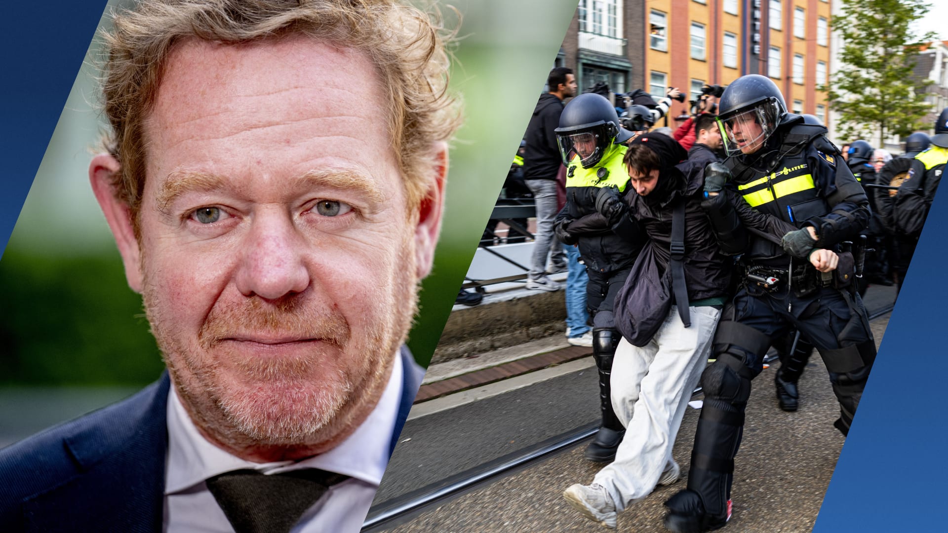 Nieuwe maatregel bij demonstraties: waterwerpers met smurfenverf | Hart ...