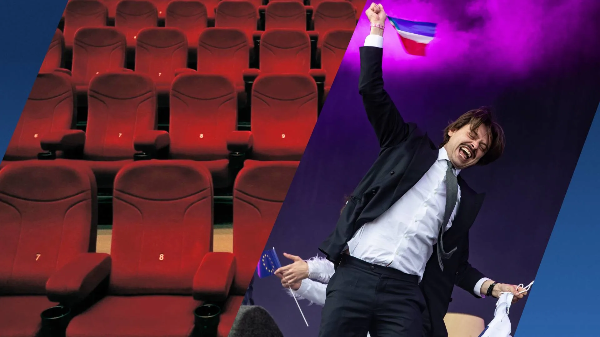 Belgisch theater stroomt leeg tijdens show van Nederlandse cabaretier ...