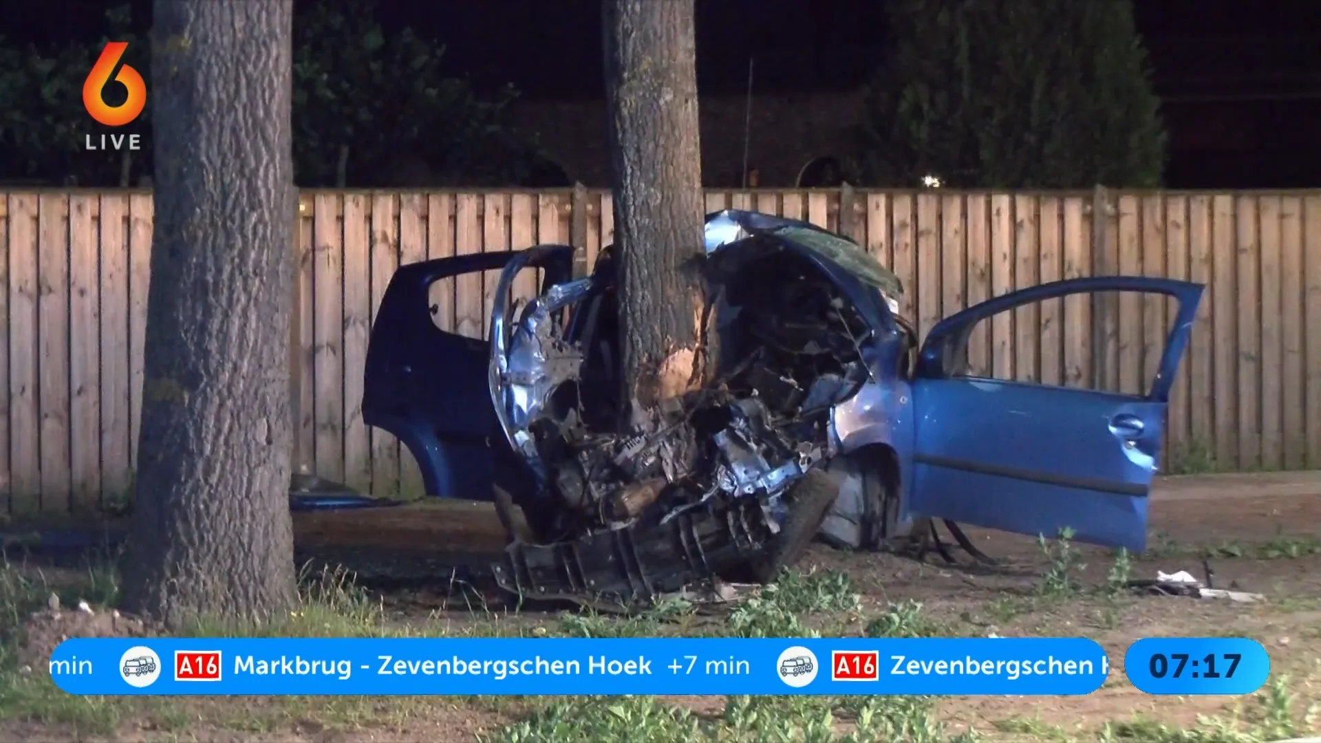 Hart van Nederland - Late Editie: Ernstig ongeval bij Kapellebrug, N290 ...