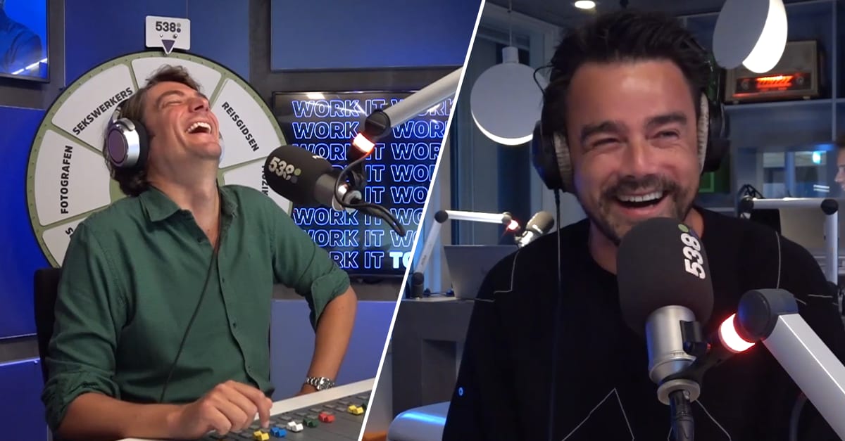 Frank zingt karaoke met voormalig Kane-zanger Dinand Woesthoff...😜 ...