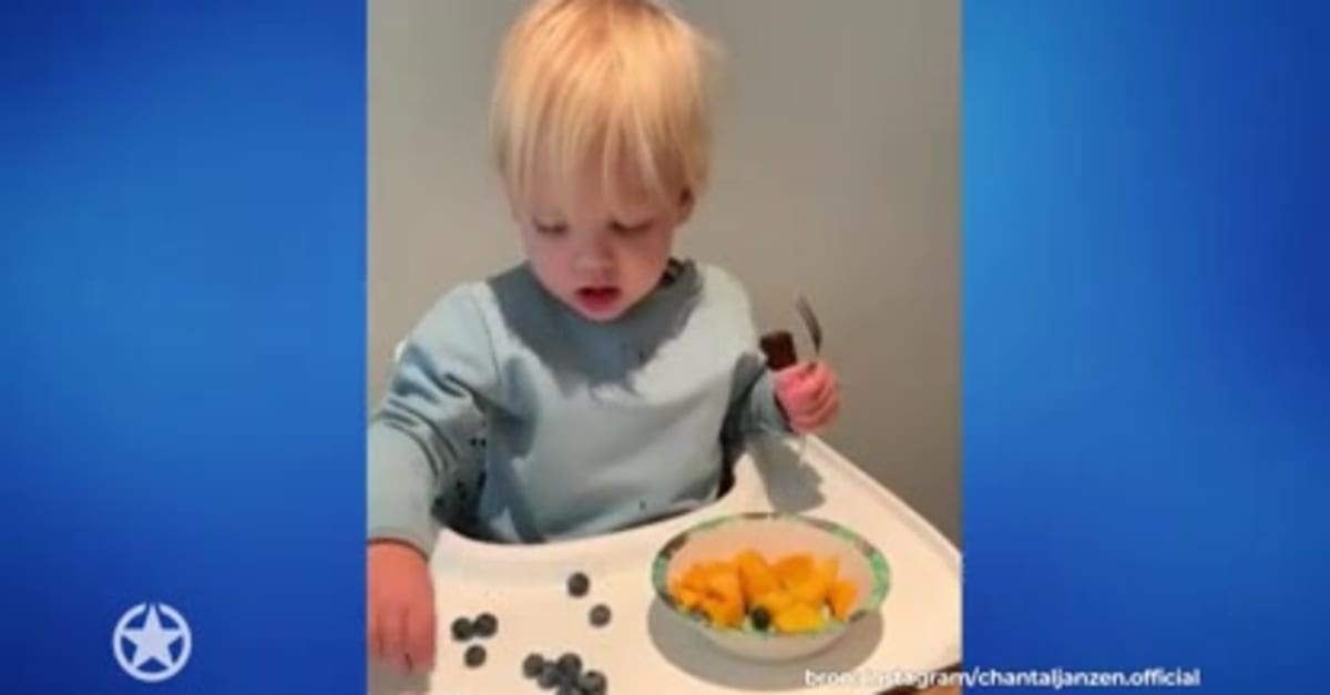 LIEF! Chantal Janzen deelt grappig filmpje van haar zoontje