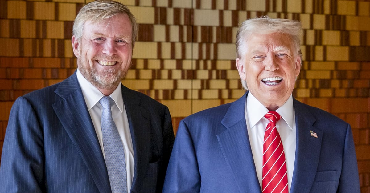 Trump spendeerde de nacht bij koning Willem-Alexander: 'Het was ...