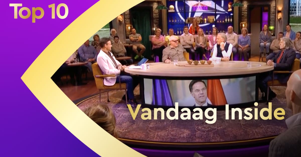 Top 10 Vandaag Inside: de hoogtepunten van het afgelopen jaar | Shownieuws