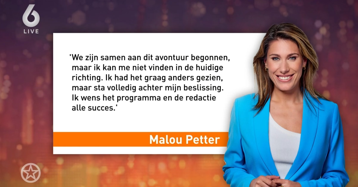 Malou Petter stopt bij Nieuws van de Dag