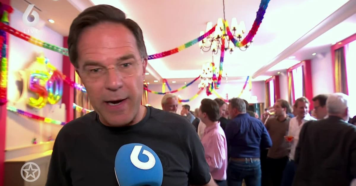 Mark Rutte geniet eindelijk van wat vrije tijd