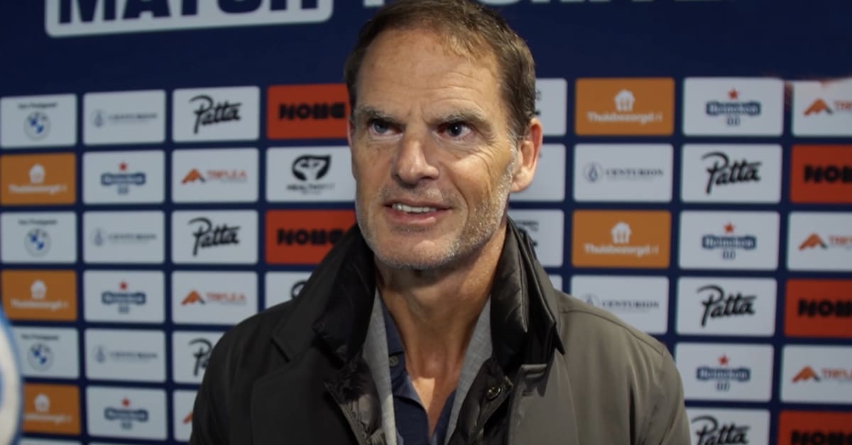 Staat Frank de Boer open voor terugkeer naar Ajax? 'Als ze me nodig hebben, ga ik luisteren ...