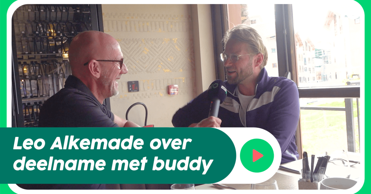 Leo Alkemade vertelt over zijn deelname aan Alpe d'Huzes samen met zijn ...