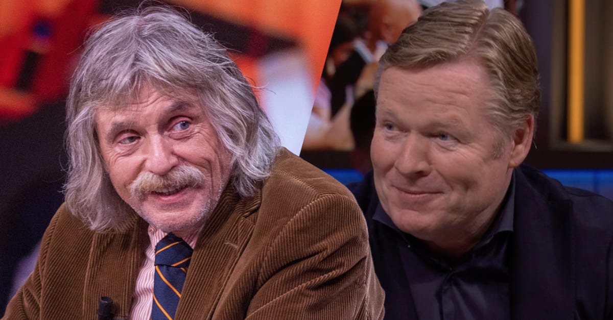 Ronald Koeman over Johan Derksen: 'Ik kan 'm juist wel goed hebben de ...