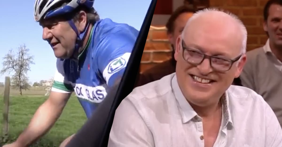 Classic: Vandaag Inside-trio ziet Jan Boskamp van zijn fiets vallen ...