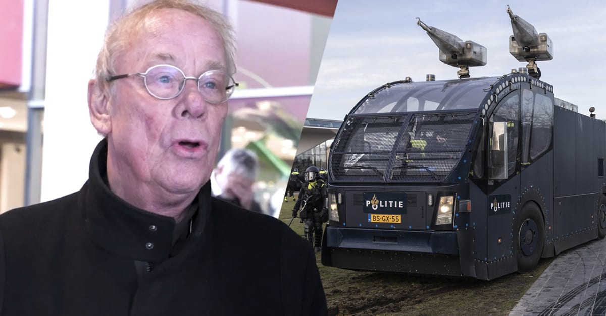Jack Spijkerman overrompeld door Duits waterkanon: 'Maar ik heb niks ...