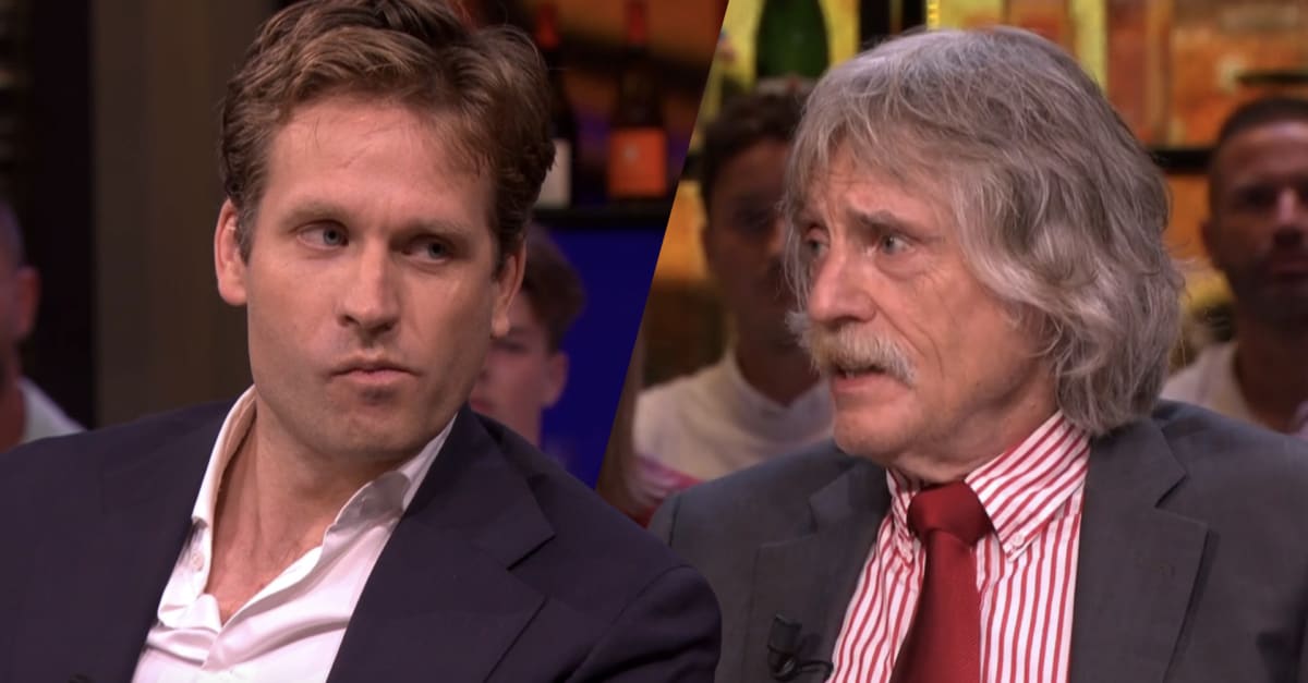 Johan Derksen confronteert Vincent Karremans (VVD): 'De mensen willen ...