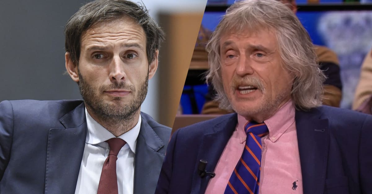 Johan fileert ‘sprekende pop’ Wopke Hoekstra: ‘Een man waar je geen ...