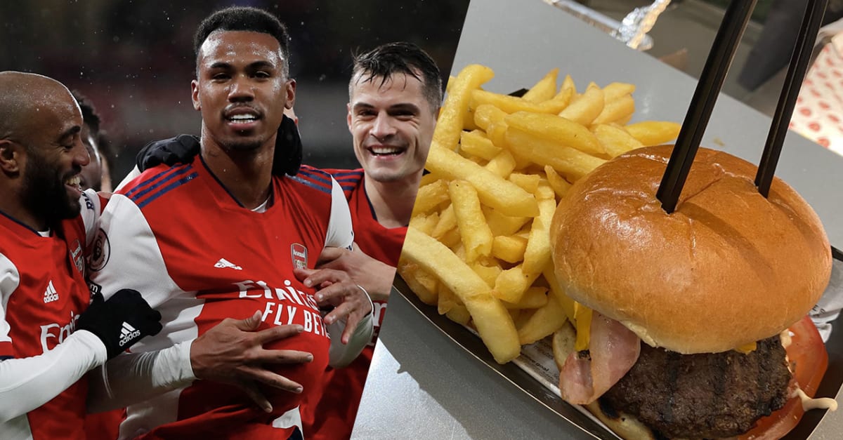 Arsenal-fans schrikken van bizarre prijs voor dubbele cheeseburger met ...