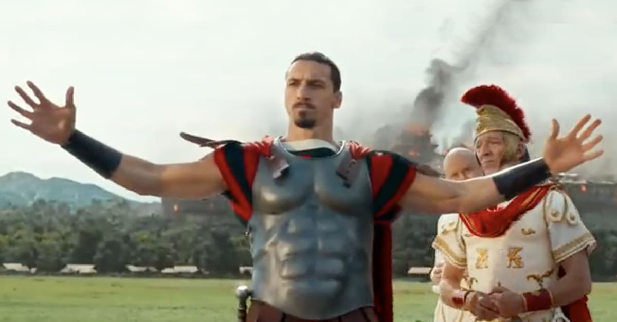 Heerlijke beelden: Zlatan schittert als Romein in Asterix & Obelix-film ...