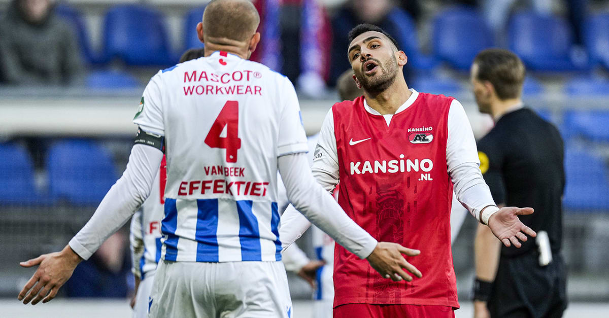 AZ knokt zich met tien man naar gelijkspel tegen Heerenveen | Vandaag Inside