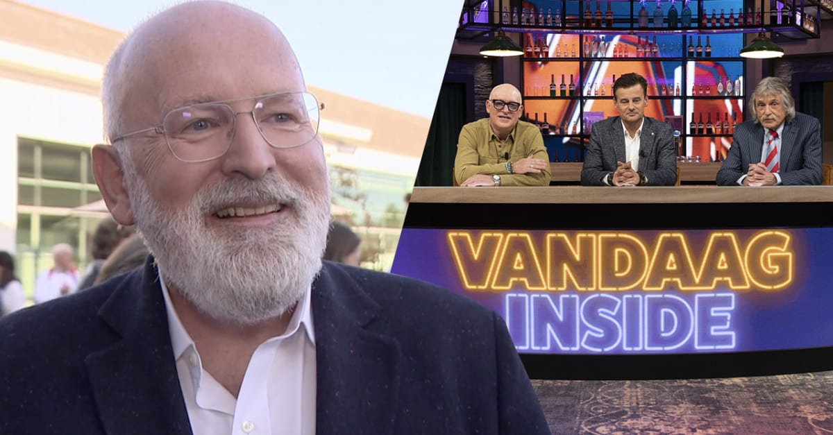Frans Timmermans ziet Vandaag Inside het liever bij voetbal houden ...