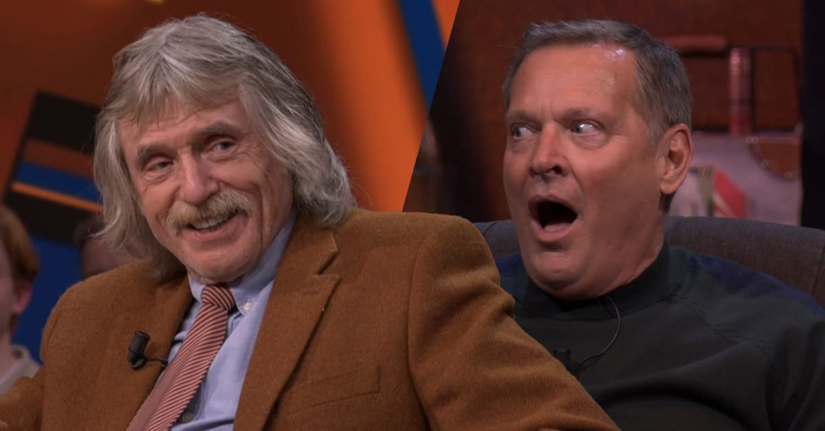Johan ziet Albert Verlinde plaatsnemen op massagestoel: 'Pas op, je ...
