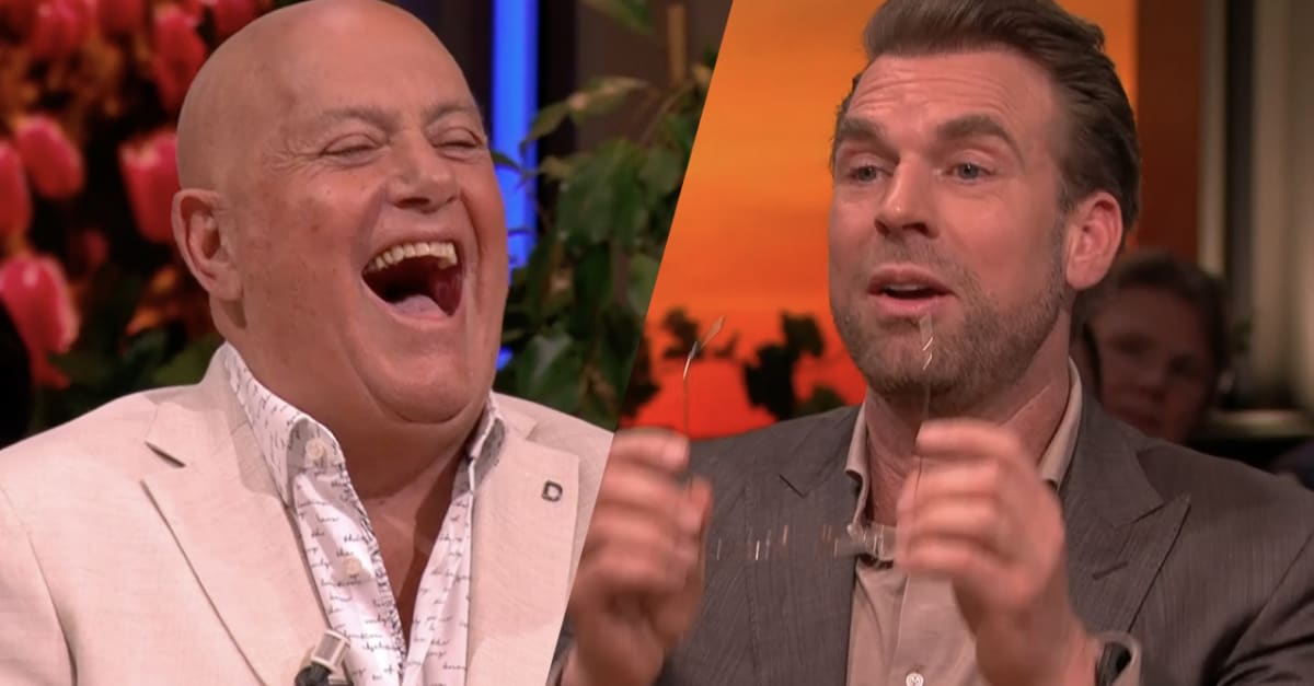 Rutger grapt over zijn bril: 'Ik zie er beter door, dus ik zet 'm ook ...