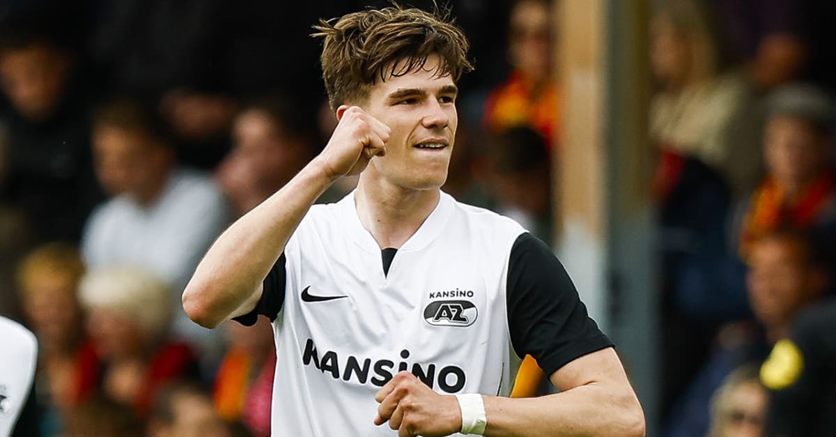 Videogoal: Uitgefloten Wouter Goes scoort voor AZ tegen Go Ahead Eagles ...
