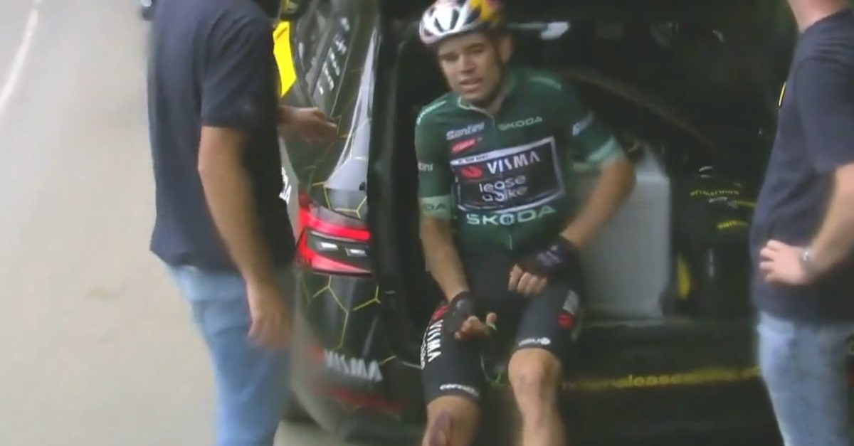 Video: Wout van Aert moet opgeven in Vuelta na zware val | Vandaag Inside