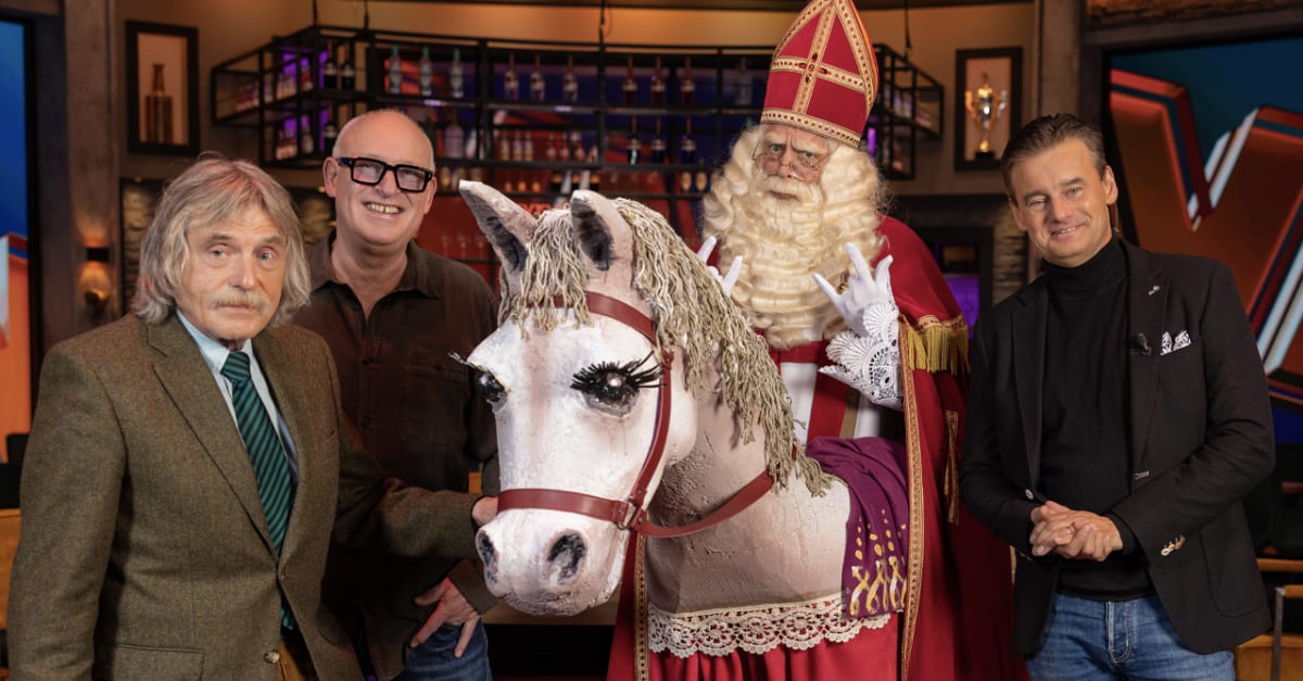 Sinterklaas komt donderdagavond op bezoek bij Johan, Wilfred en René in Vandaag Inside ...