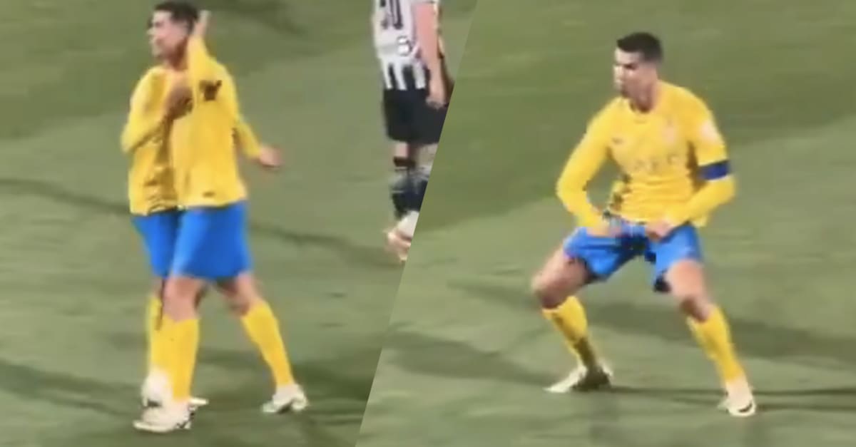 Ronaldo zorgt voor ophef in Saudi-Arabië met obsceen gebaar na 'Messi-spreekkoren' | Vandaag Inside