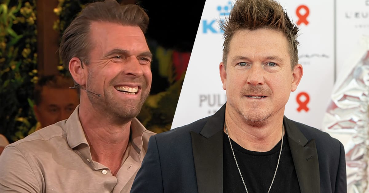 Rutger Castricum en Johnny de Mol donderdag aan tafel bij De ...