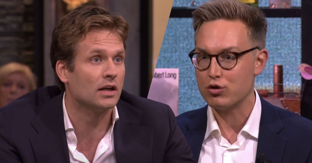 Vincent Karremans (VVD) en econoom Jona van Loenen in felle discussie ...