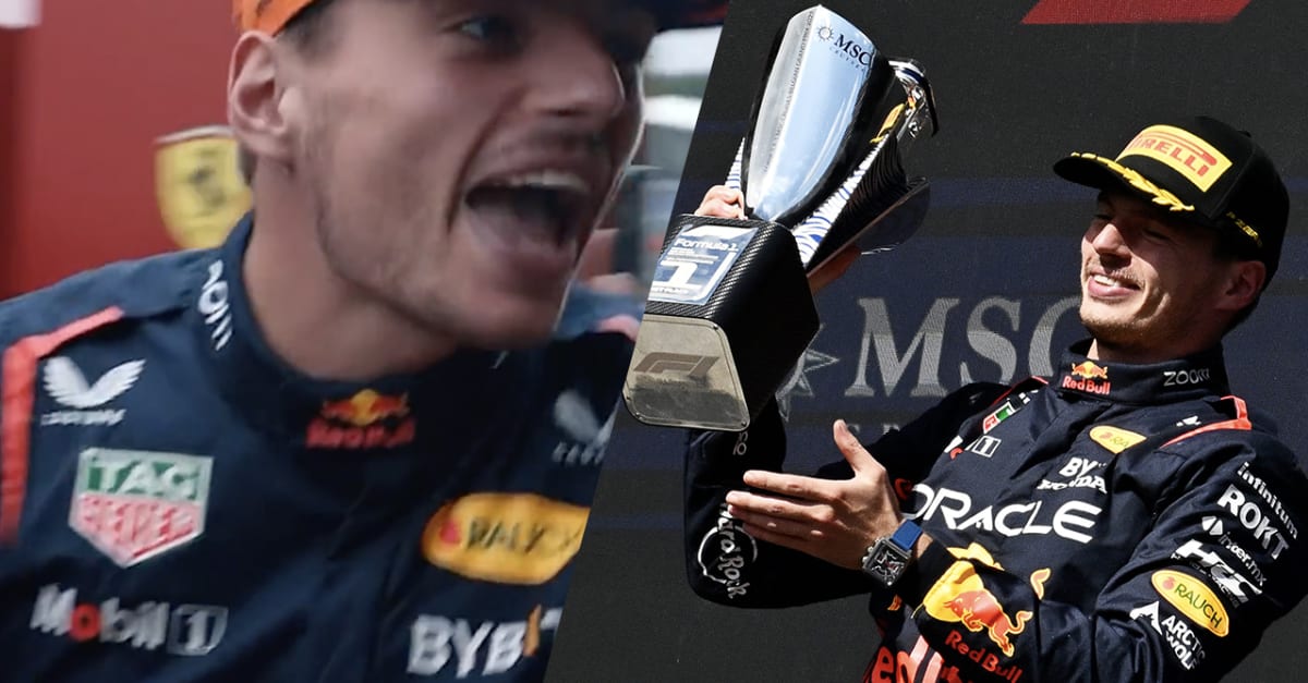 Video: Trofee opnieuw gesloopt na overwinning van Max Verstappen | Vandaag Inside