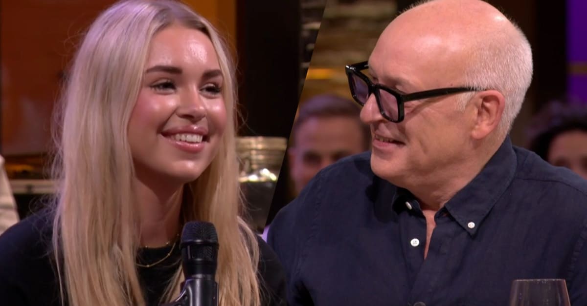René denkt jongedame in het publiek te herkennen: 'Ben jij het ...