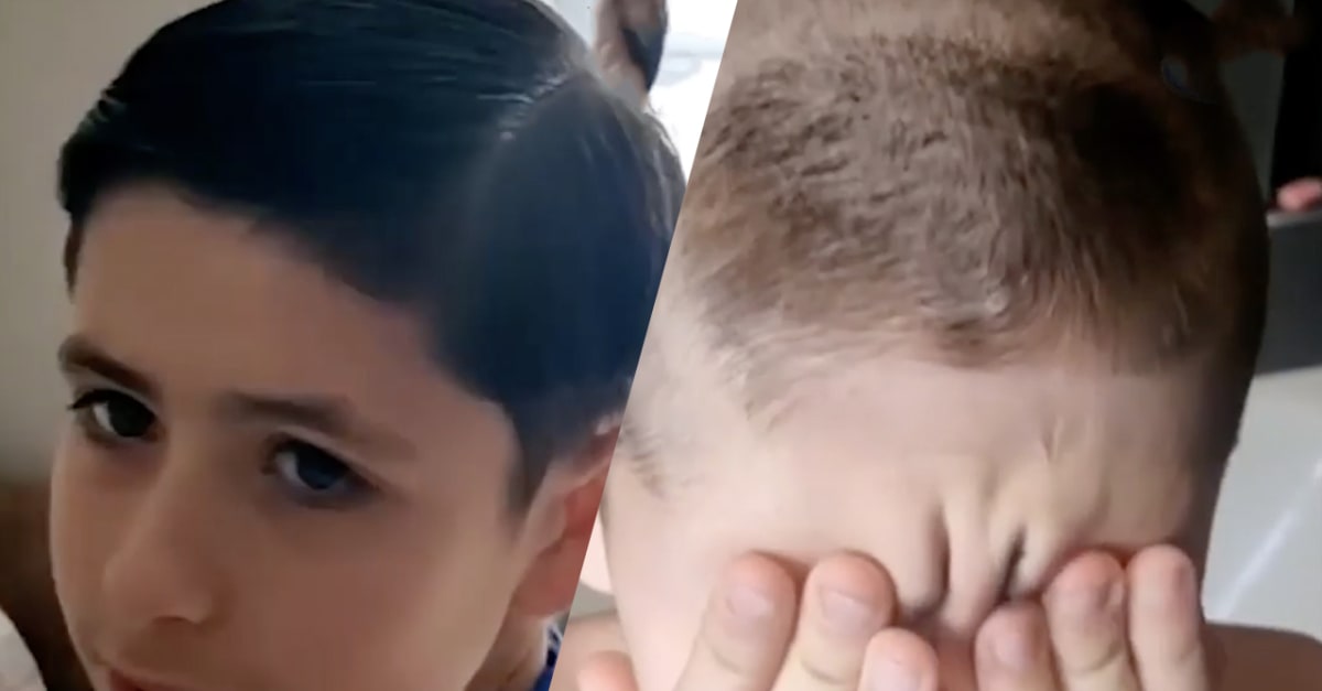 Hilarische beelden: vader knipt verkeerde Ronaldo-kapsel | Vandaag Inside