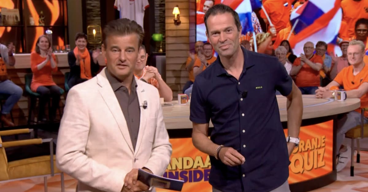 Wilfred en jurylid Bas Nijhuis over Vandaag Inside Oranje Quiz: 'Hier ben ik héél streng ...