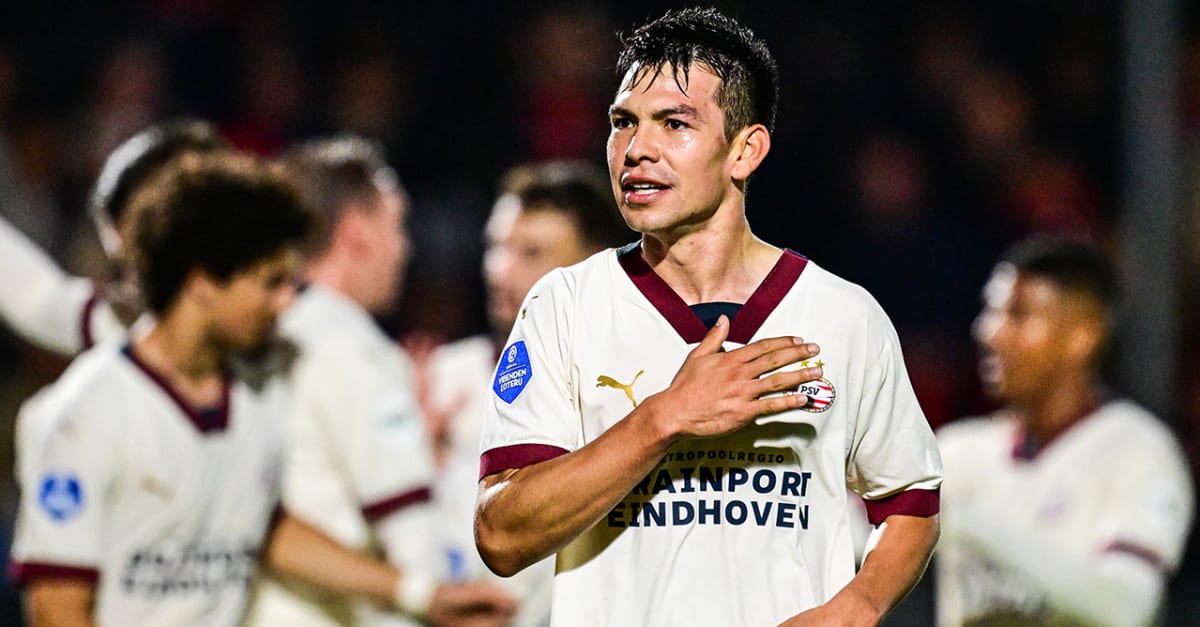 Lozano begint rentree met doelpunt in PSV's ruime overwinning op Almere City | Vandaag Inside