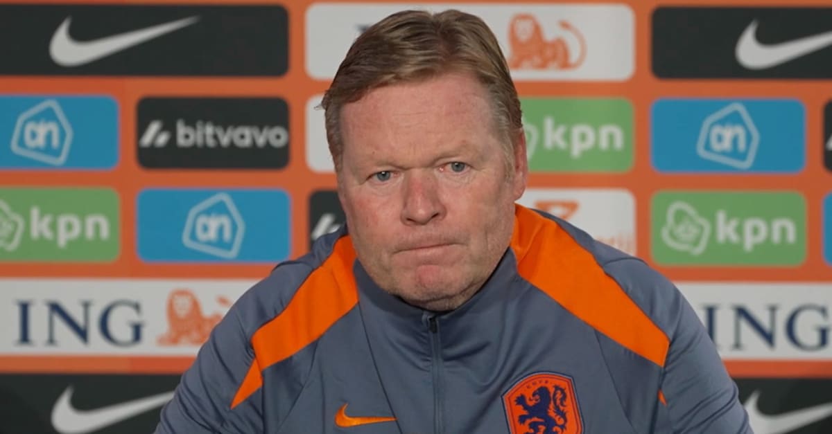 Koeman over toekomst van spitsen in Oranje: 'Zijn heel beperkt ...