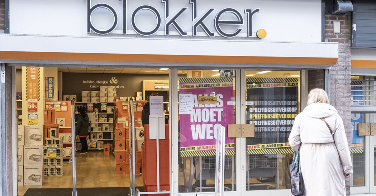 Blokker keert woensdag na faillissement weer terug in winkelstraat ...