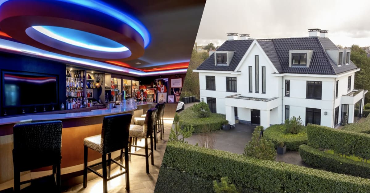 ZIEN: Zo ziet de te koop staande miljoenenvilla van Dirk Kuyt er van ...