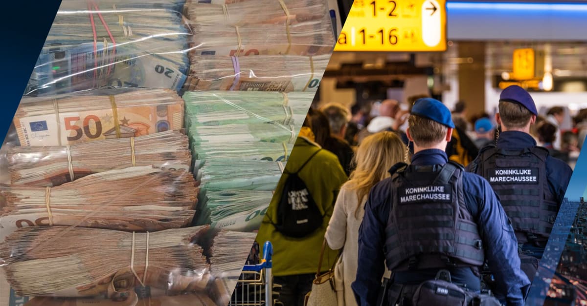 Douane pakt reiziger op Schiphol met een ton cash geld op zak | Hart ...