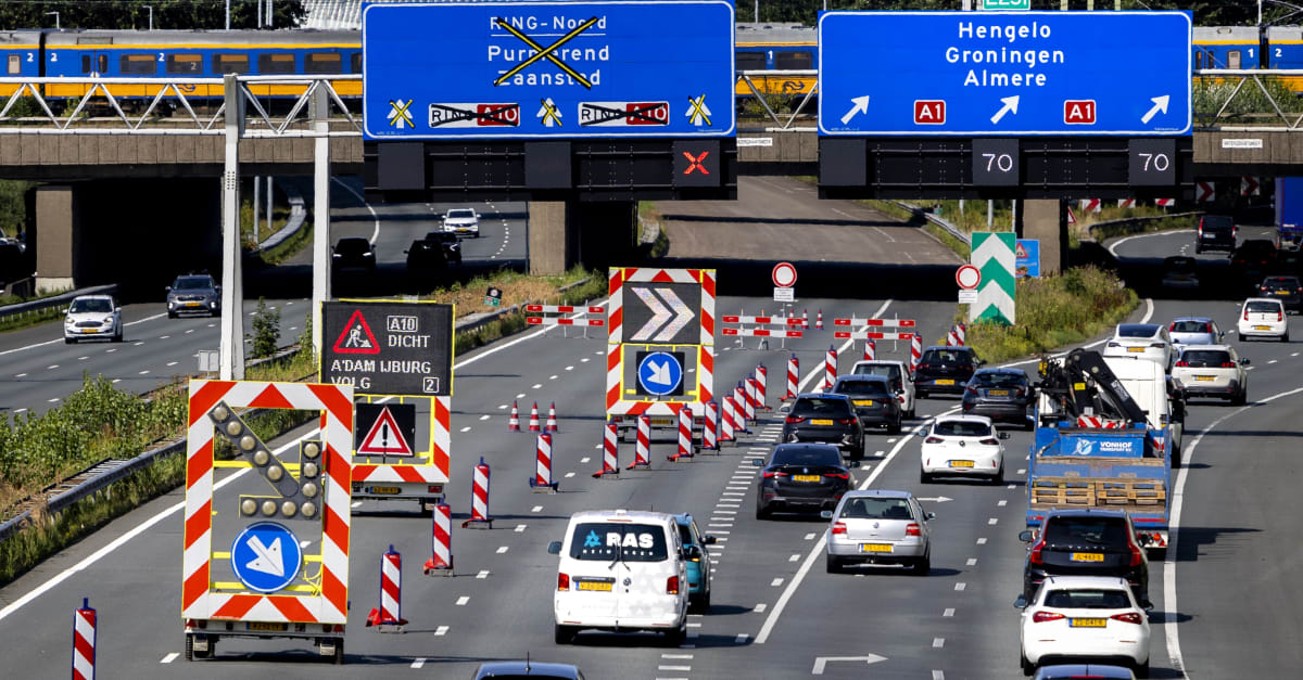 Binnenring A10 richting Amsterdam-Oost dicht: dit zijn de gevolgen | Hart van Nederland