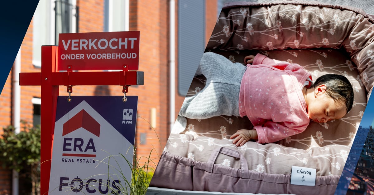 Onderzoek: dure huizen deels verantwoordelijk voor daling geboorten ...