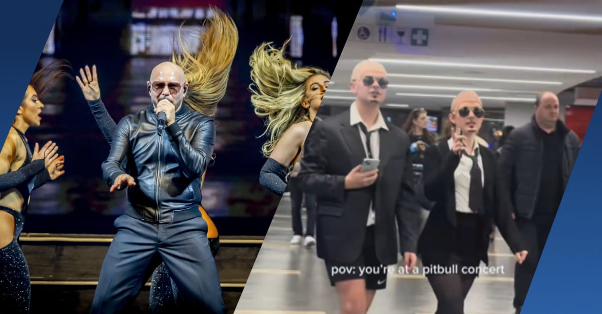 Ziggo Dome overspoeld door Pitbull-lookalikes: 'Dank voor kale koppen ...