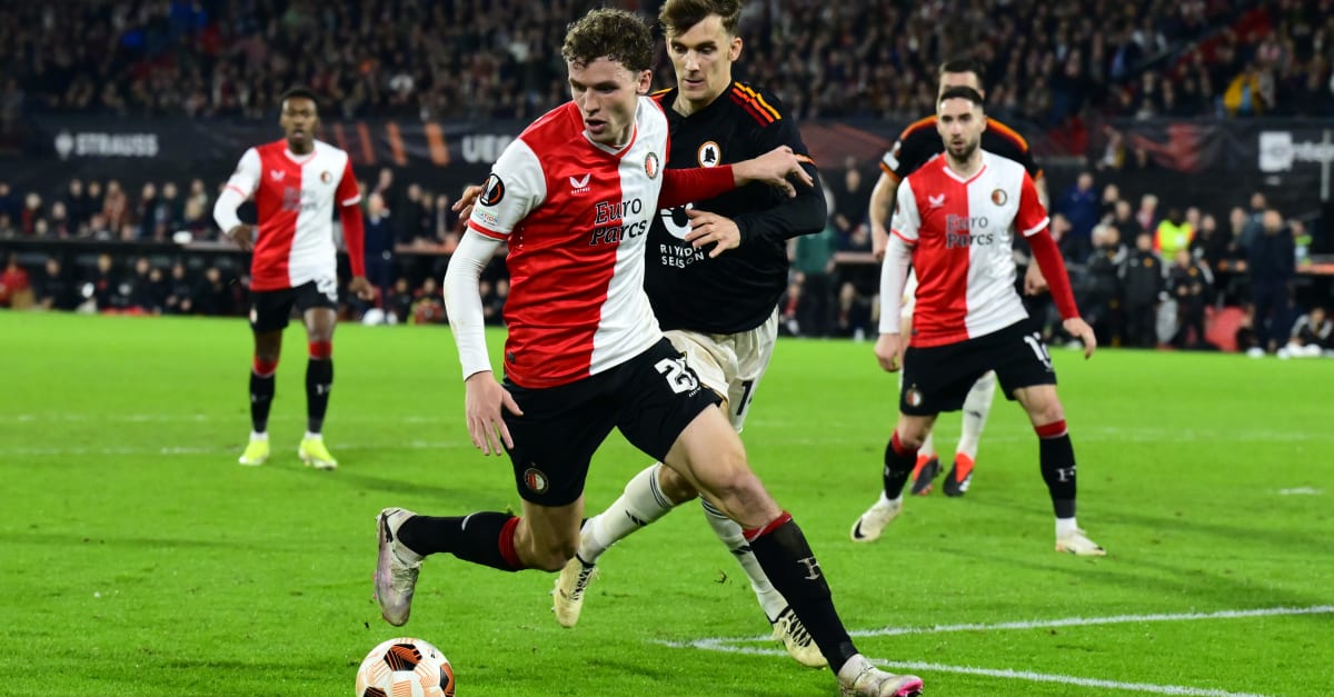Feyenoord in Europa League niet langs angstgegner AS Roma: 1-1 | Hart ...