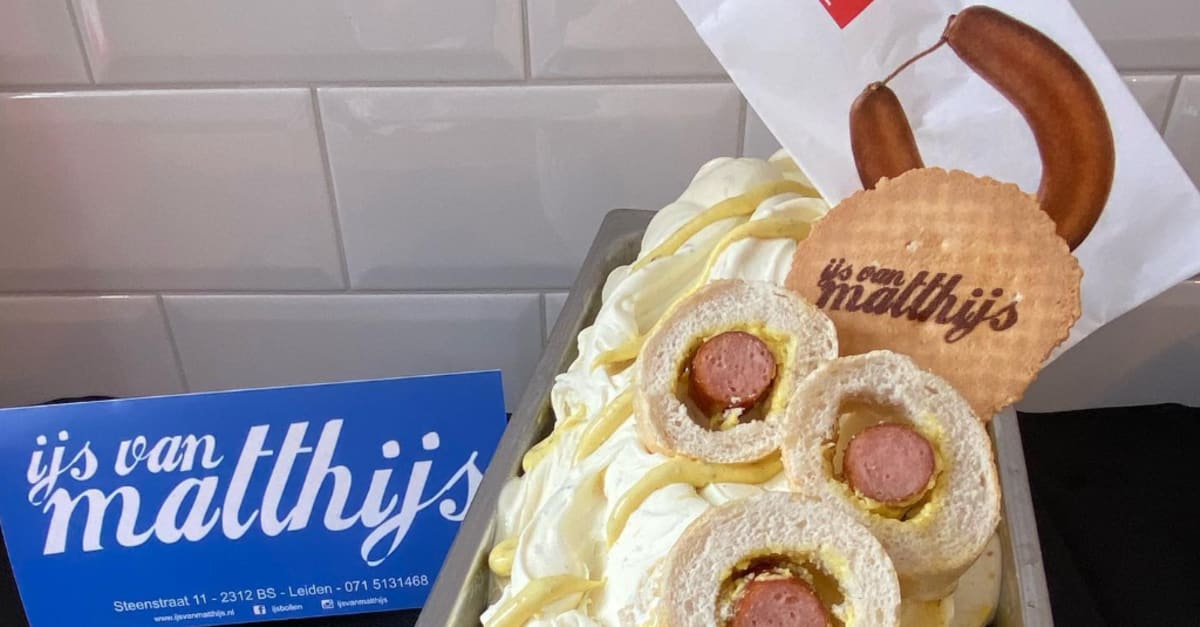 Matthijs krijgt lovende recensies voor zijn ijs met hotdog-smaak | Hart ...