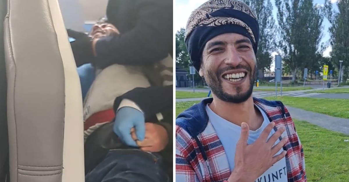 Heftige beelden tonen gedwongen uitzetting Syriër op Schiphol | Hart ...