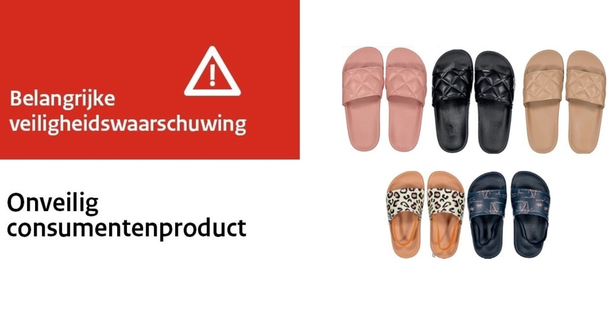 Zeeman maakt slippertje: zware metalen in schoeisel voor kinderen en ...