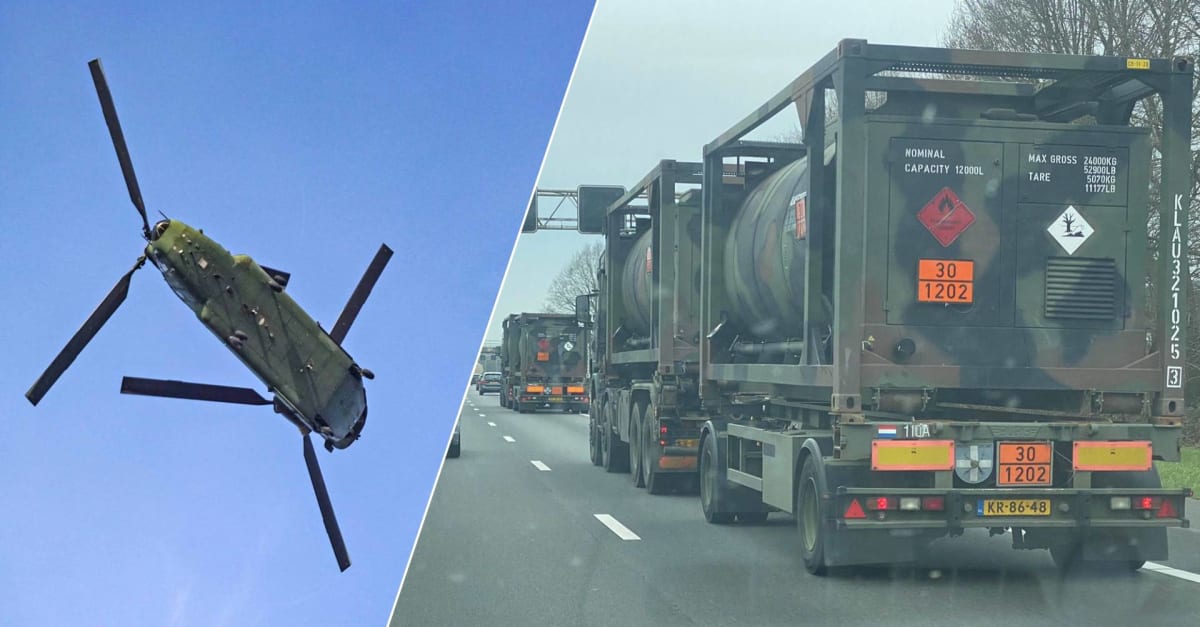 Militaire colonnes en chinooks gespot in Nederland: dit is waarom ...